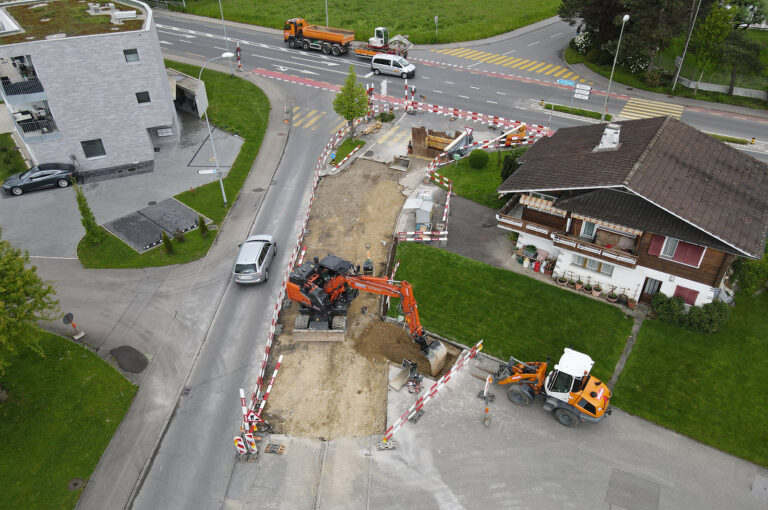 Wüest – Aktuell: Nebikon, Sanierung Bahnhofstrasse